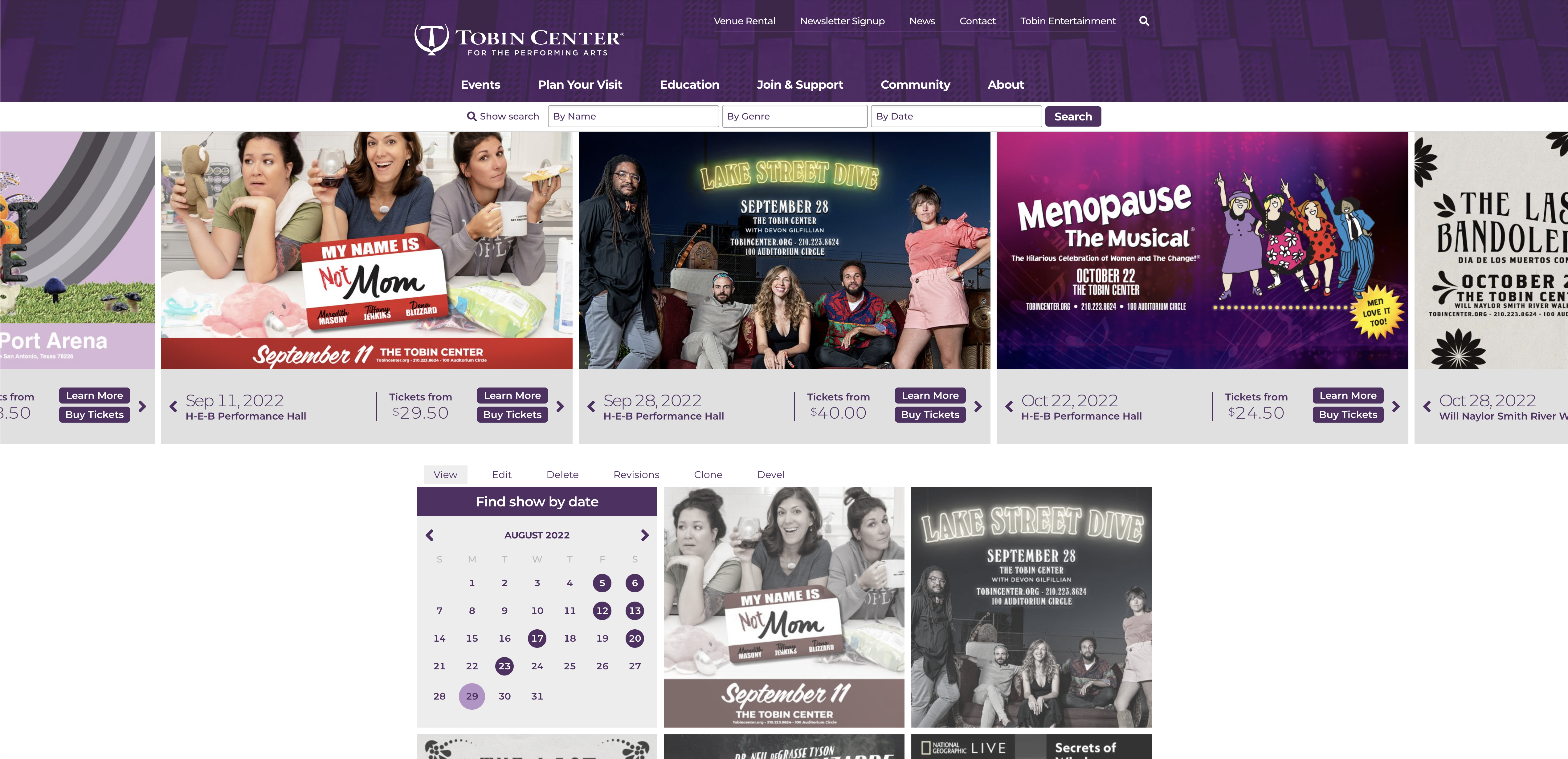 Tobin First Tix | Tobin Center